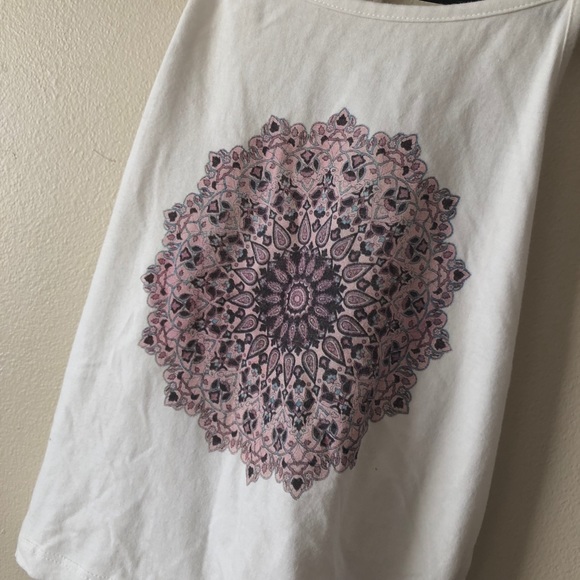 Brandy Melville | Tops | Brandy Melville Mandala Graphic Halter Top ...